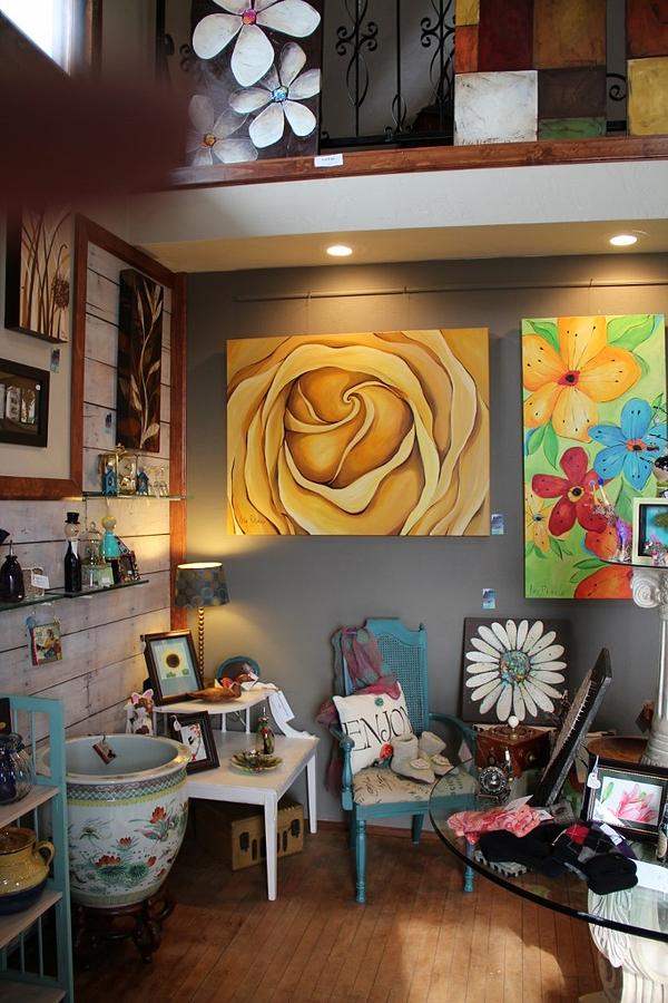 Yellow Rose Painting by LIsa Ritchie - Fine Art America