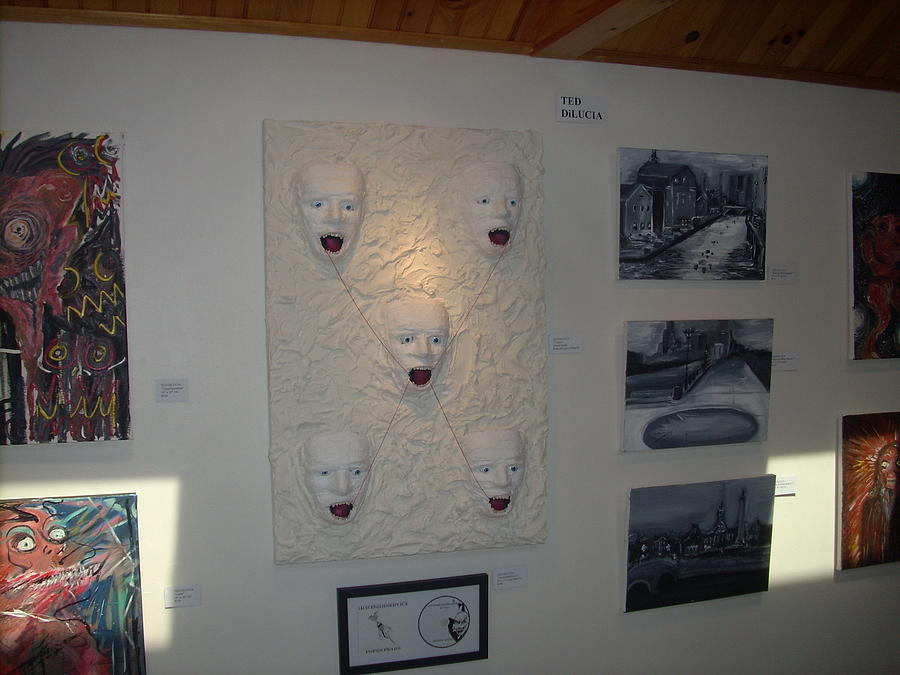 5 Faces #1 Mixed Media by Ted DiLucia - Fine Art America
