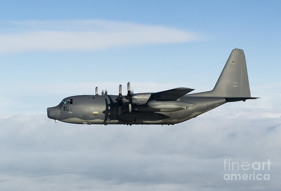 A Mc-130p Combat Shadow In Flight Photograph by Gert Kromhout - Pixels