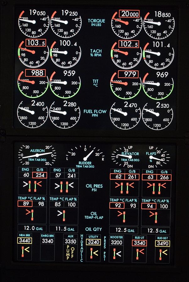 Aeroplane Control Panel Display Photograph by Mark Williamson - Fine ...