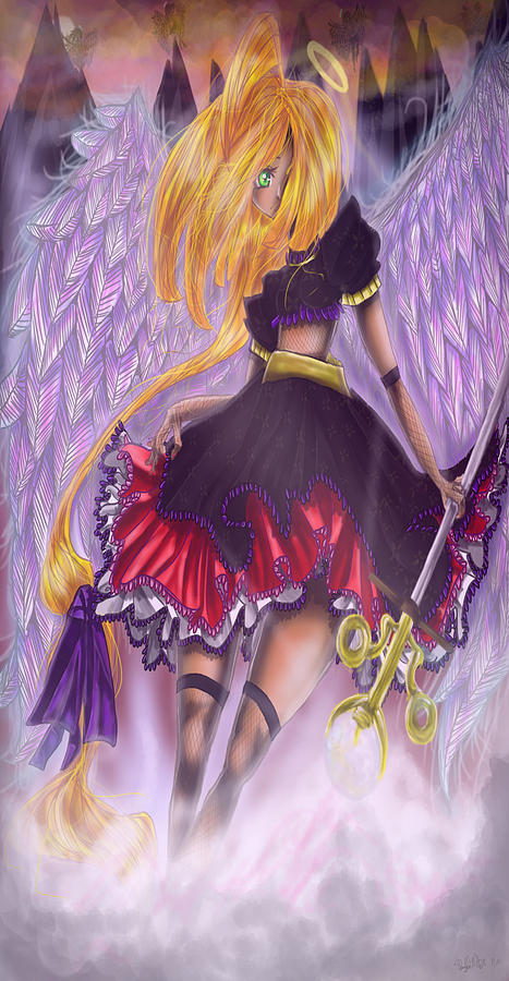 Angel Queen Digital Art by Quinetta Middlebrooks - Fine Art America