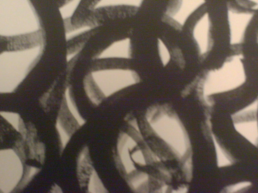 Automatic Drawing 2 Painting by Harry Johnson - Pixels