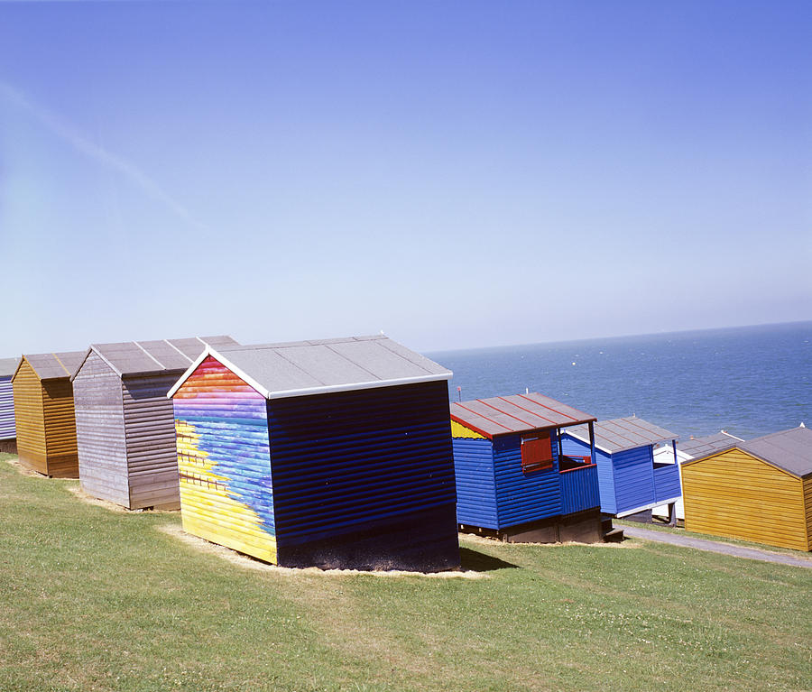 Beach Huts Photograph by Carlos Dominguez - Fine Art America