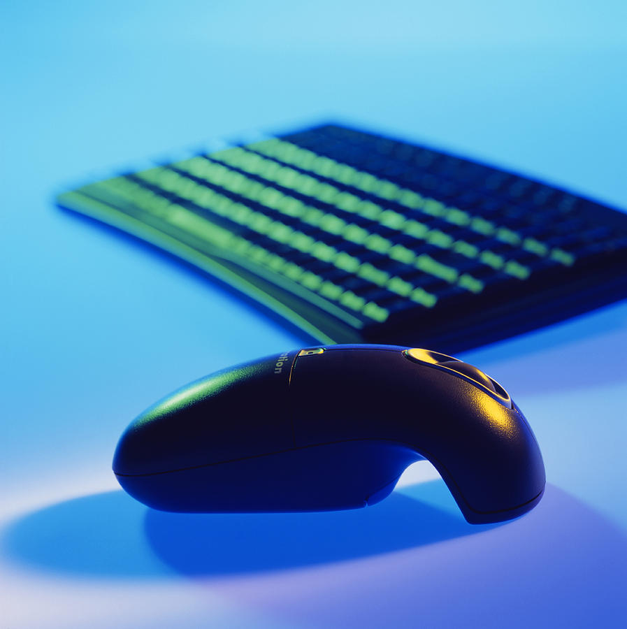 Cordless Mouse And Keyboard Photograph by Tek Image - Pixels