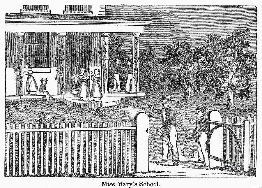 ELEMENTARY SCHOOL, c1820 Photograph by Granger | Fine Art America