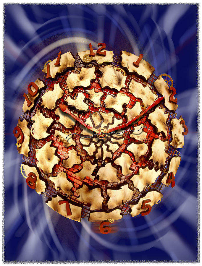 Exploding Clock Photograph by Mike McGlothlen - Fine Art America