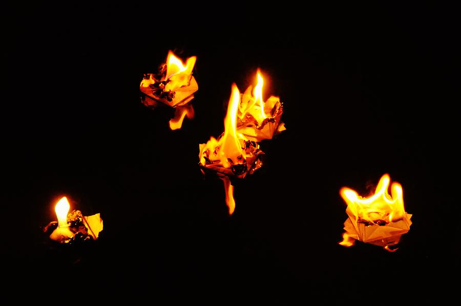Floating Flames Photograph by Sinead McAfee | Pixels