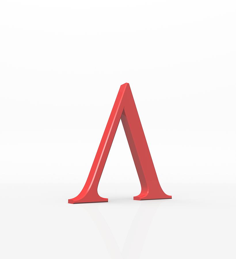 Greek Letter Lambda, Upper Case Digital Art by David Parker - Fine Art ...