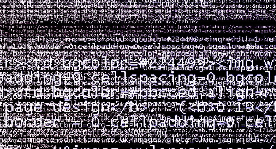 Internet Computer Code #1 by Science Photo Library