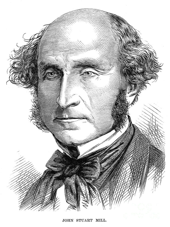John Stuart Mill Photograph by Granger