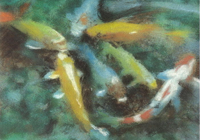 Koi Pastel by John Brisson - Fine Art America