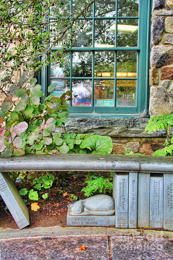 Library Bench Photograph by Jack Schultz - Pixels