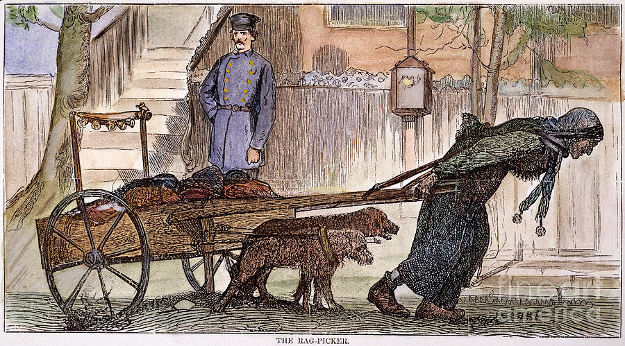 New York: Rag-picker, 1870 Photograph by Granger - Pixels