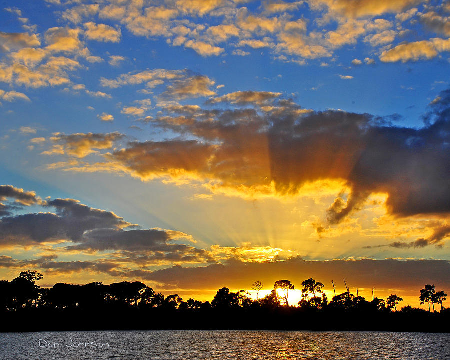 Sunset Rays Photograph by Don Johnson - Fine Art America