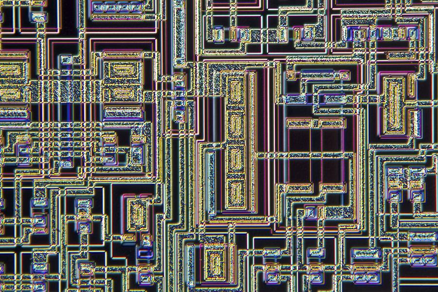 Microchip, Light Micrograph #14 Photograph by Pasieka - Pixels