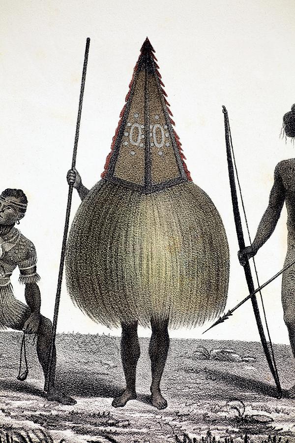 1827 New Ireland Native Sprit Costume Png Photograph by Paul D Stewart ...