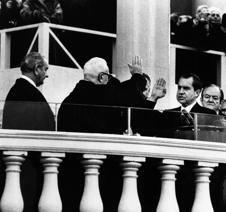 1969 Nixon Inauguration. From Left by Everett