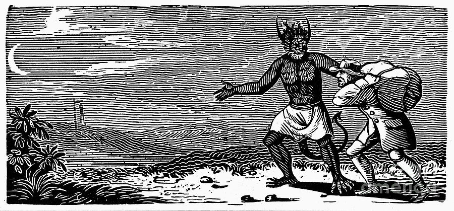 Bewick: Devil Photograph by Granger