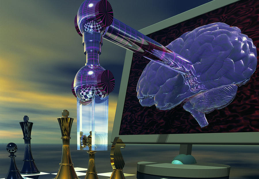 Chess Computer #2 by Science Photo Library