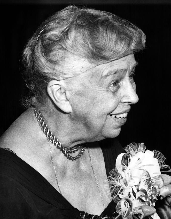 Former First Lady Eleanor Roosevelt Photograph By Everett Fine Art