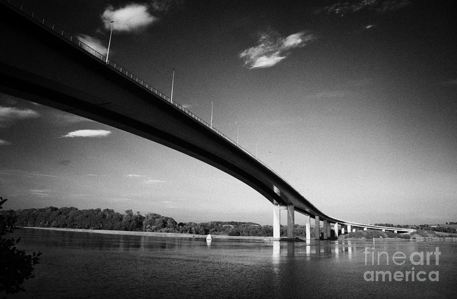 Foyle Bridge Over The River Foyle Derry City County Londonderry ...