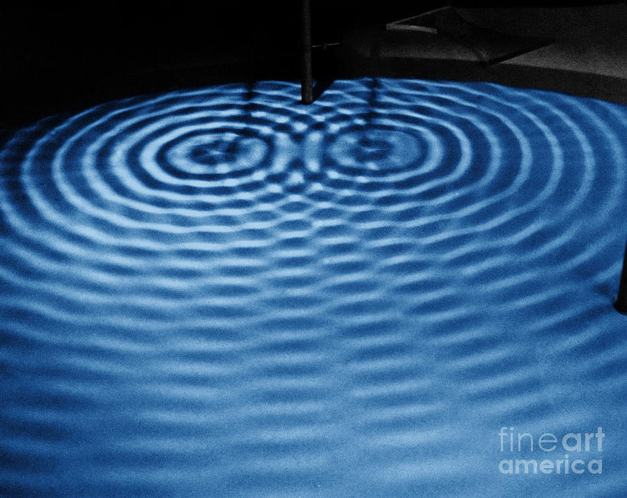 Intersecting Ripples Photograph by Omikron - Fine Art America