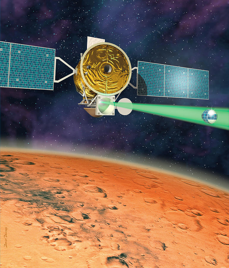 Mars Sample Return Orbiter Photograph by David Ducros | Fine Art America