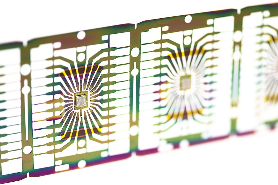 Microprocessor Chips Photograph by Pasieka