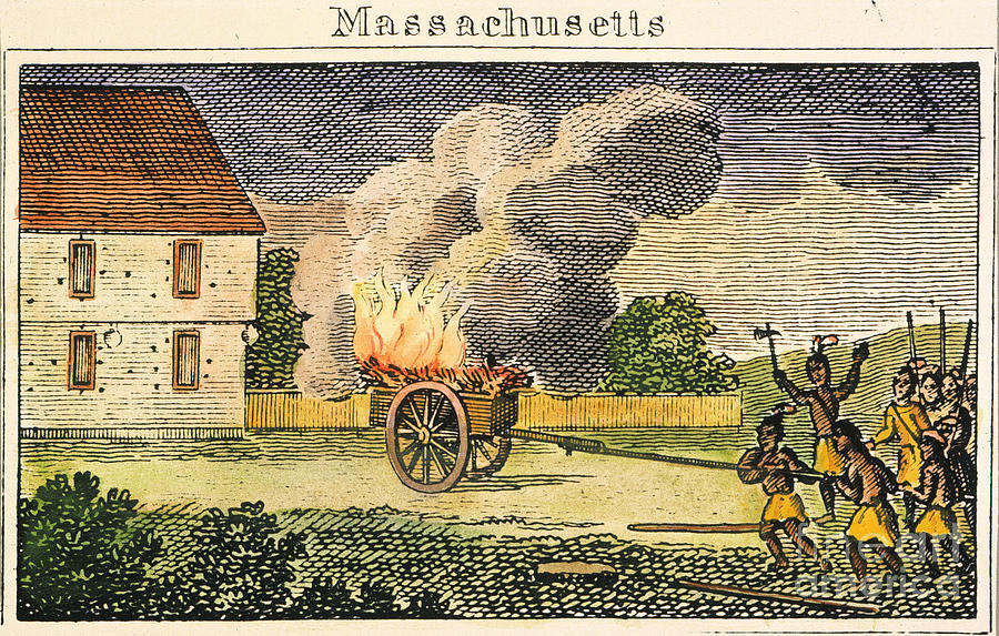 Native American Attack, 1675 Photograph by Granger - Pixels