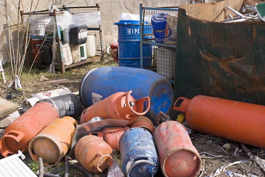 Scrapyard Photograph by Mark Williamson - Pixels