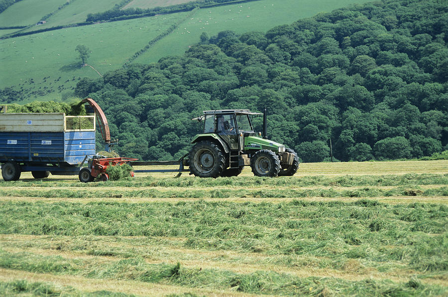 Silage Making Photograph by David Aubrey - Fine Art America