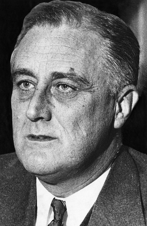 President Franklin D. Roosevelt Photograph by Everett