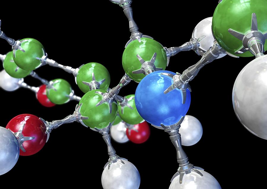 Adrenaline Hormone Molecule Photograph by David Mack Adrenaline Hormone Molecule Photograph by David Mack