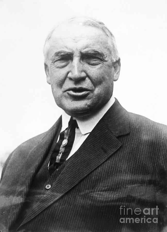 Warren G. Harding, C1921 Photograph by Granger