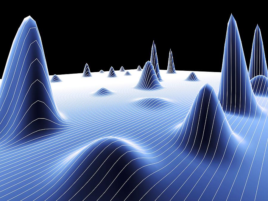 3d Surface Graph by Science Photo Library