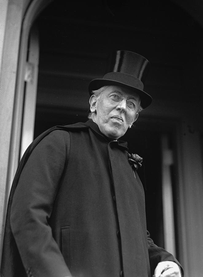 Ex President Woodrow Wilson 1856 1924 Photograph By Everett