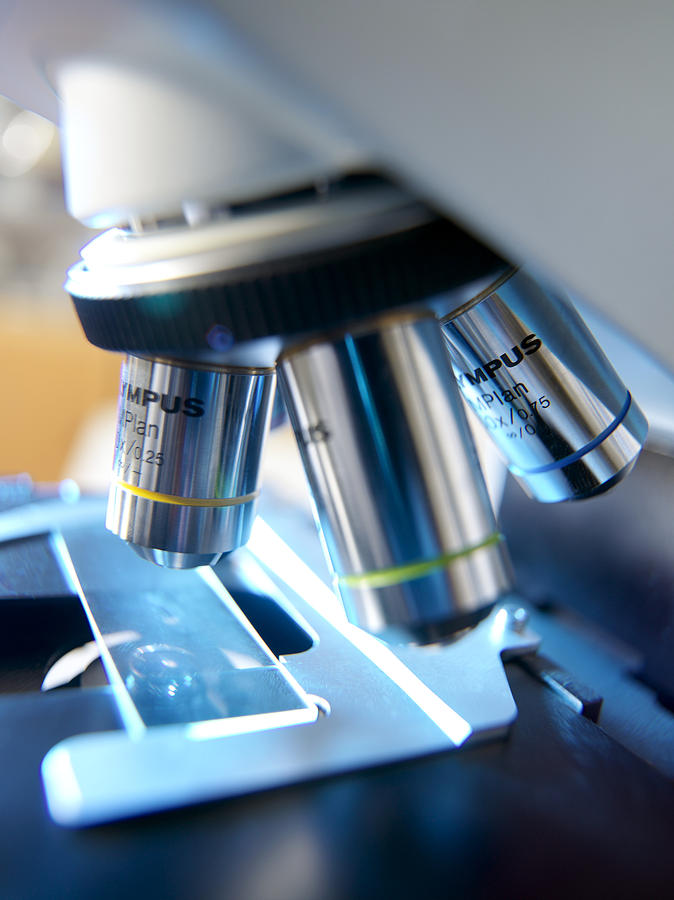 Microscope Use Photograph by Tek Image - Fine Art America