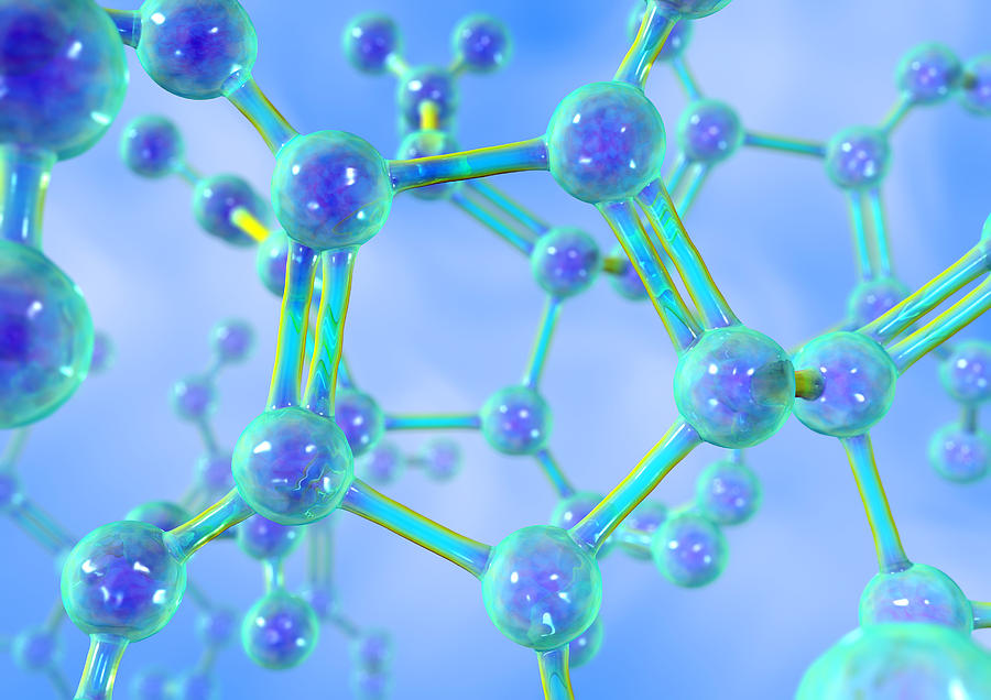 Molecular Model Photograph by David Mack - Pixels