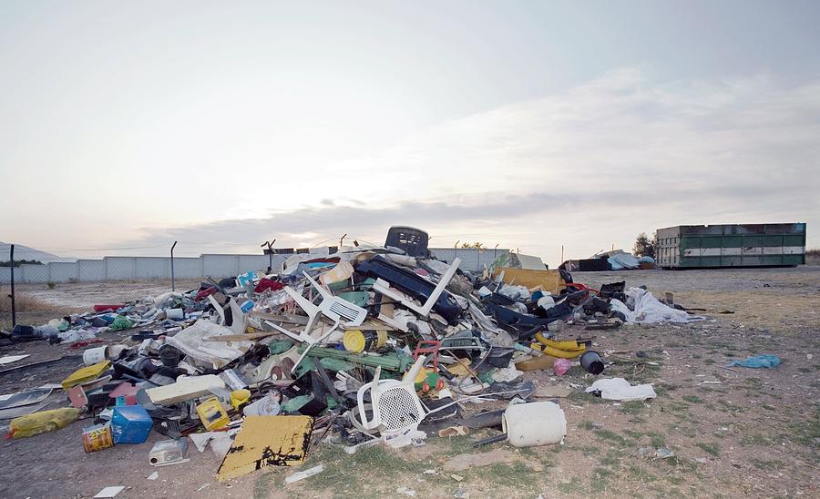 Recycling Collection Point Photograph by Carlos Dominguez - Fine Art ...