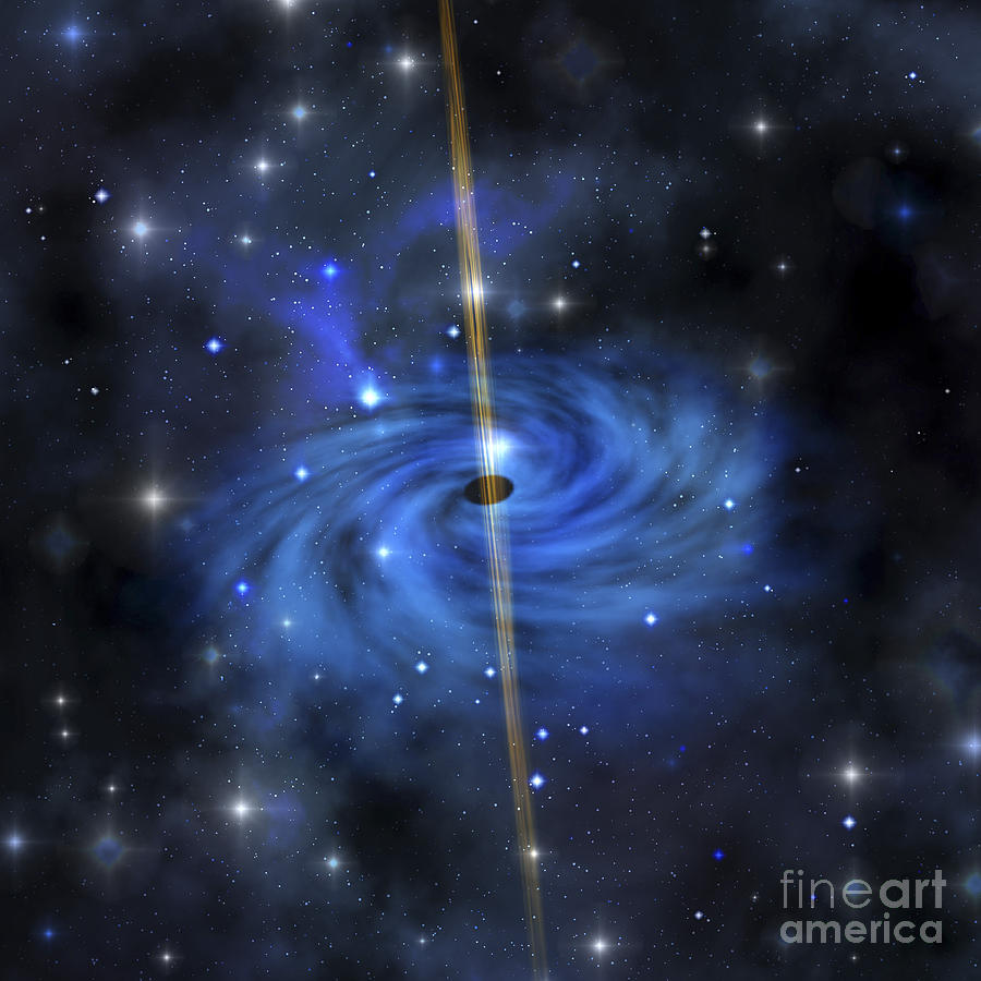 A Dense Star Cluster Forms This Galaxy Digital Art by Corey Ford - Pixels