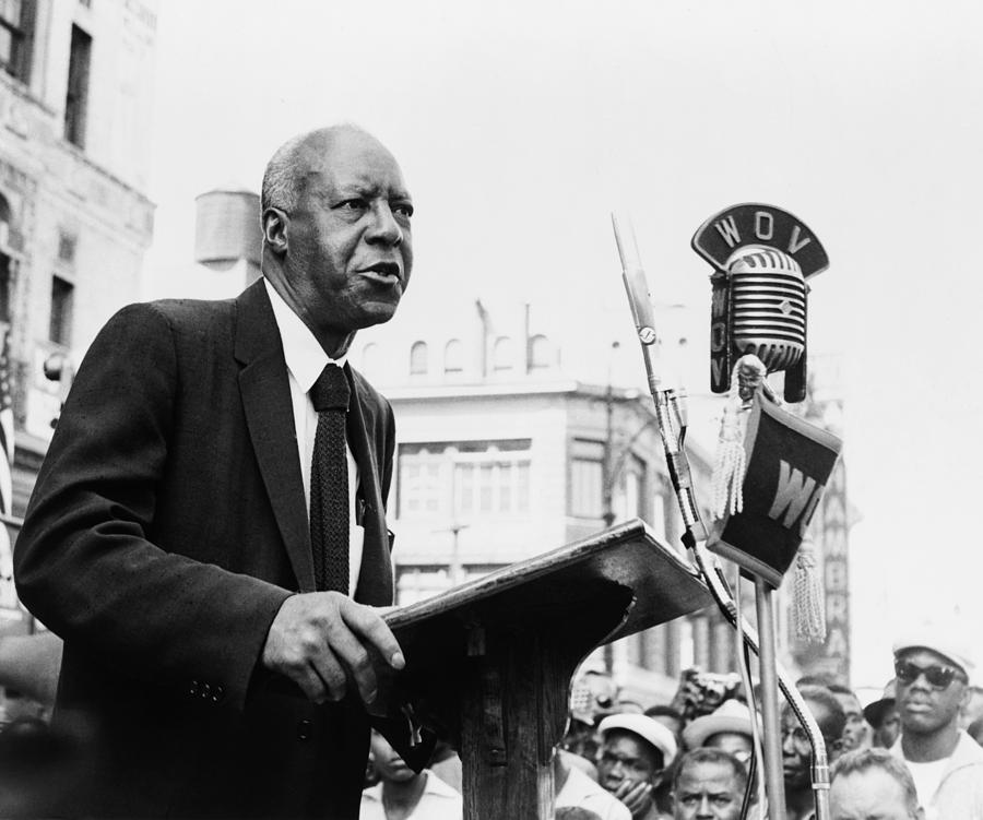 A. Philip Randolph Making Speech by Everett