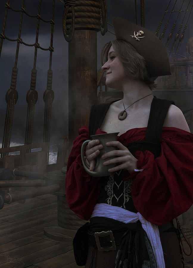 A Pirates Life For Me Digital Art by Lisa Wingo - Fine Art America