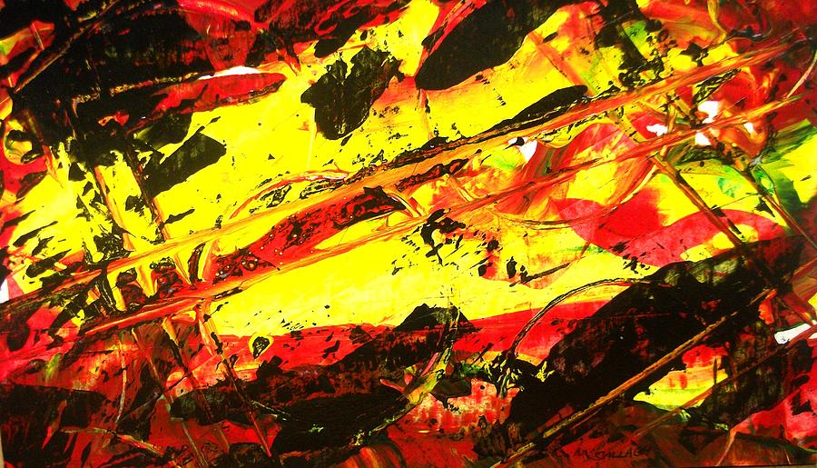 A Volcanic Situation Painting by William McCullagh - Fine Art America