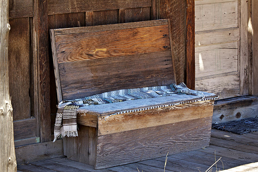 A Weathered Bench Photograph by Phyllis Denton - Fine Art America
