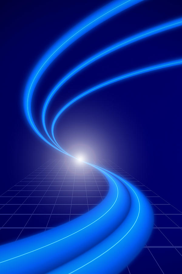 Abstract Curved Lines Digital Art by Imagewerks - Fine Art America