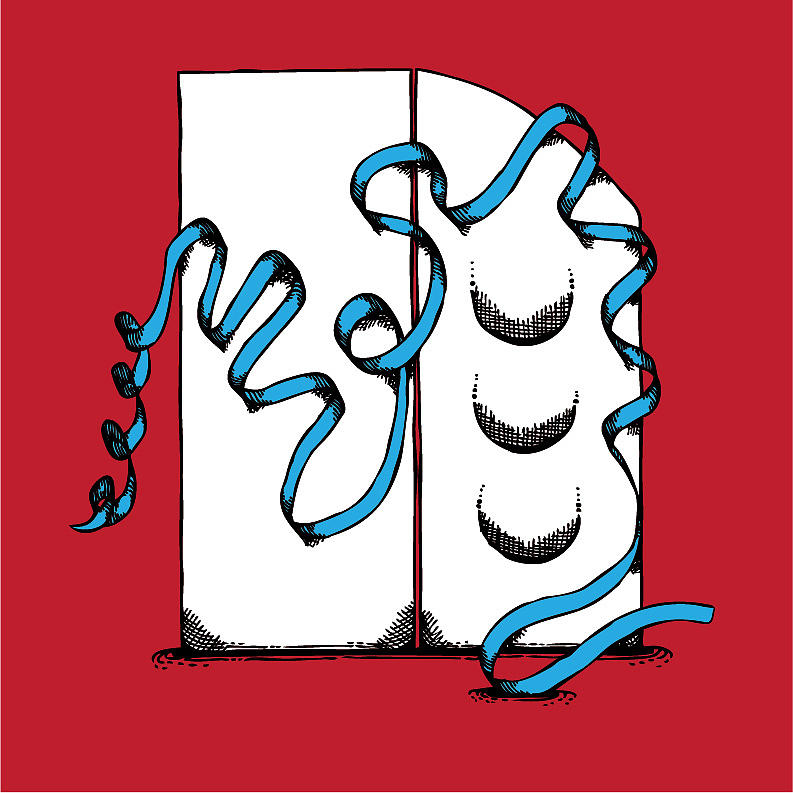 Abstract 'N' Drawing by Ms Mac - Pixels