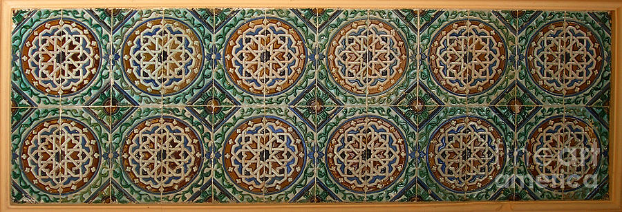 Abstract tile pattern Photograph by Manuel Fernandes - Fine Art America