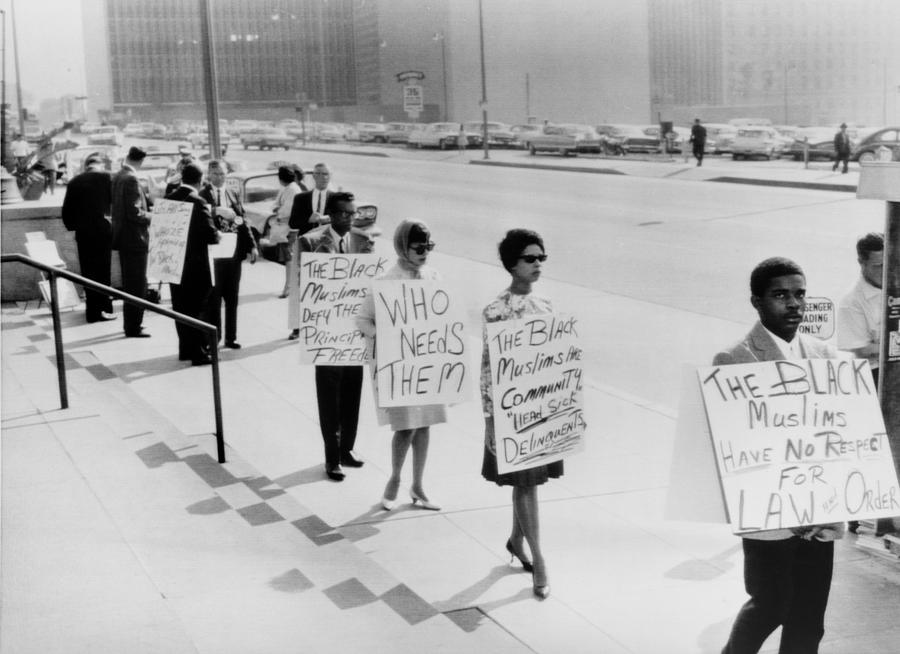 African Americans Protesting Black Photograph by Everett - Fine Art America