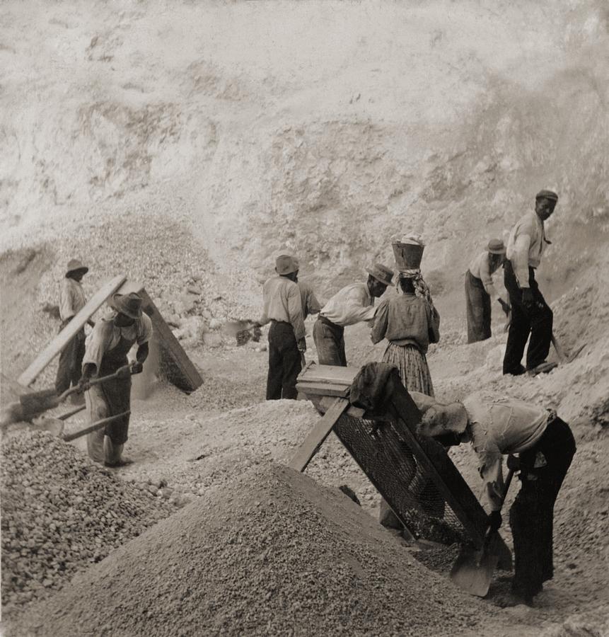 Afro-caribbean Laborers, Including One Photograph by Everett - Fine Art ...