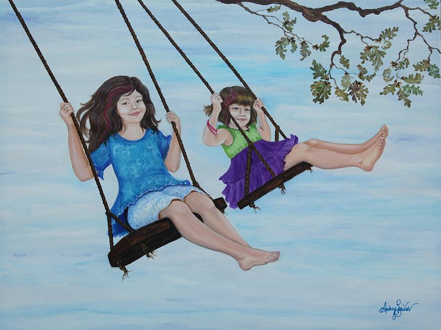 Aiming High Painting by Audrey Sullivan - Pixels